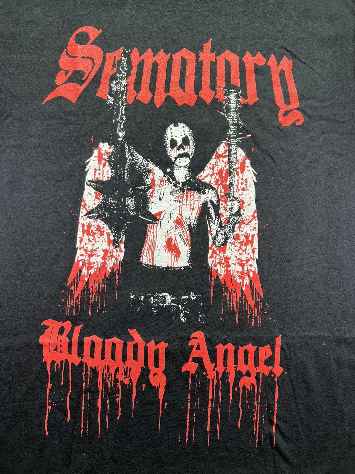 Drain Gang × Haunted Mound Sematary Haunted Mound Bloody Angel Tee ...