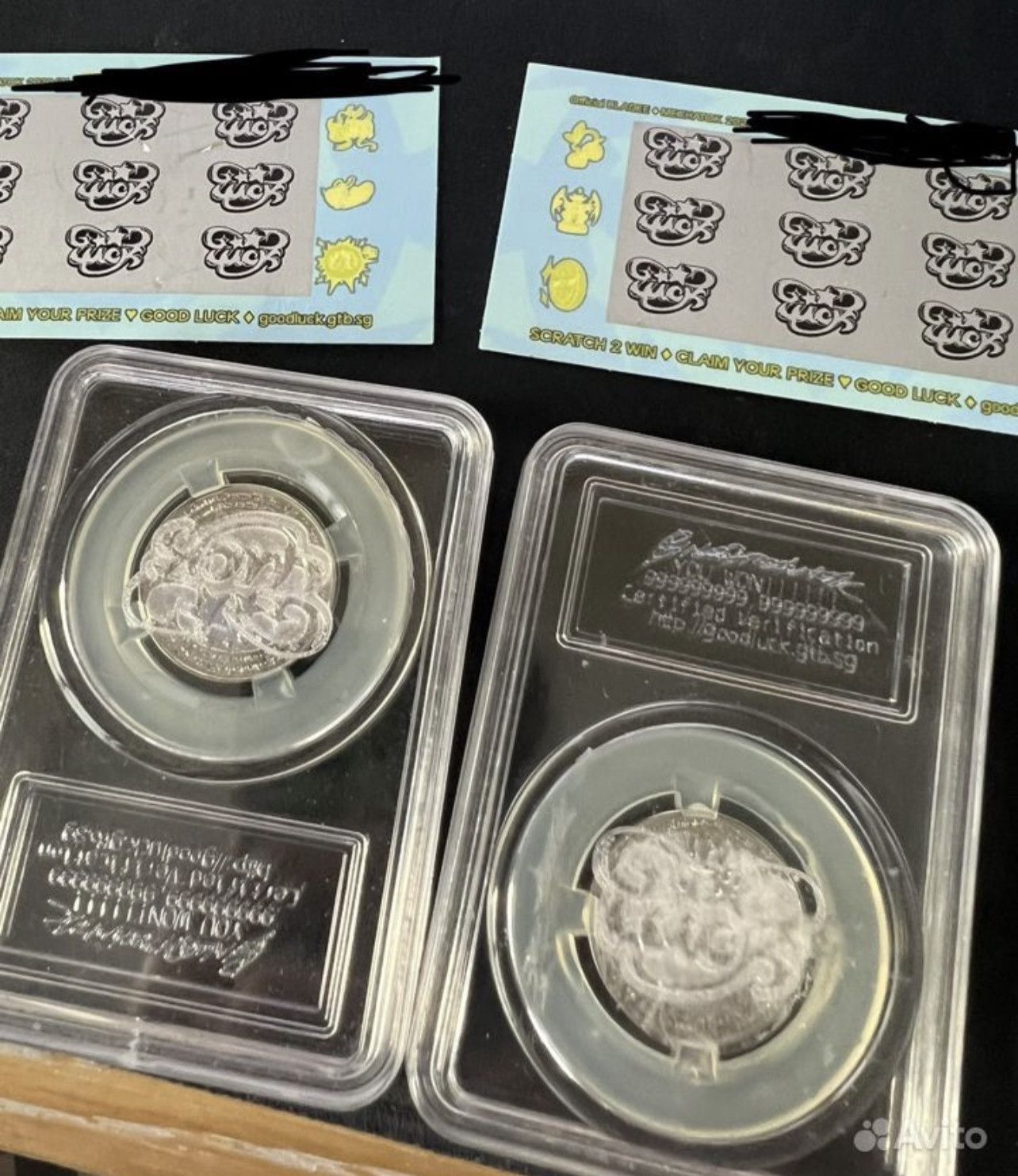 Drain Gang Bladee Good Luck Coin X2 | Grailed