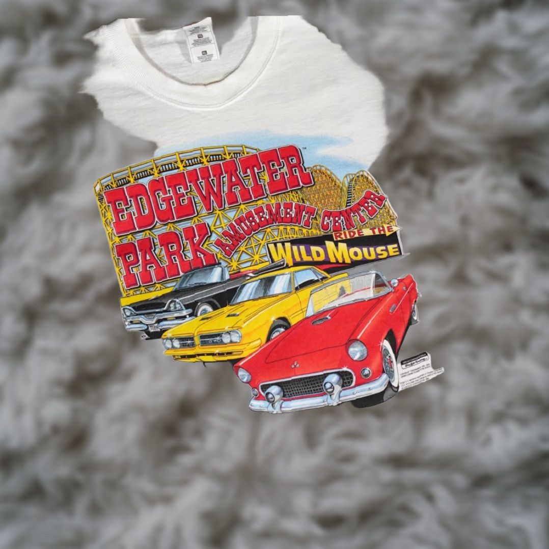 Vintage Edgewater Park Classic Cars Mens XL Extra Large Vintage Detroit ...
