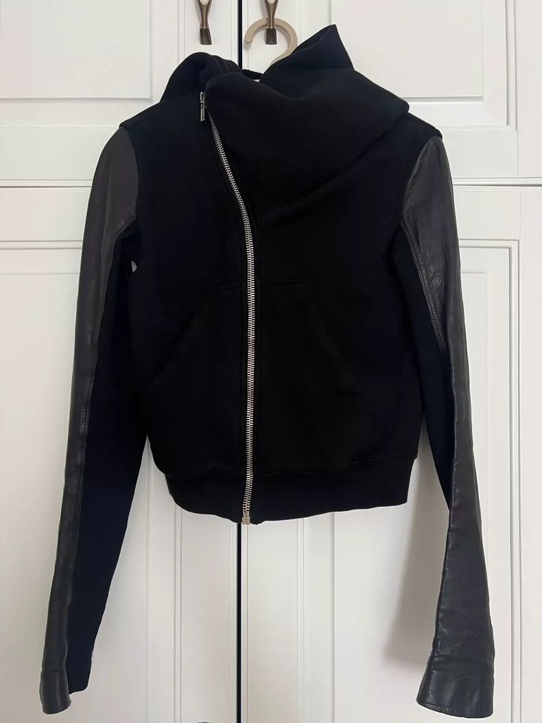 Rick Owens rick owens drkshdw cropped wizard hooded jacket-dmc | Grailed
