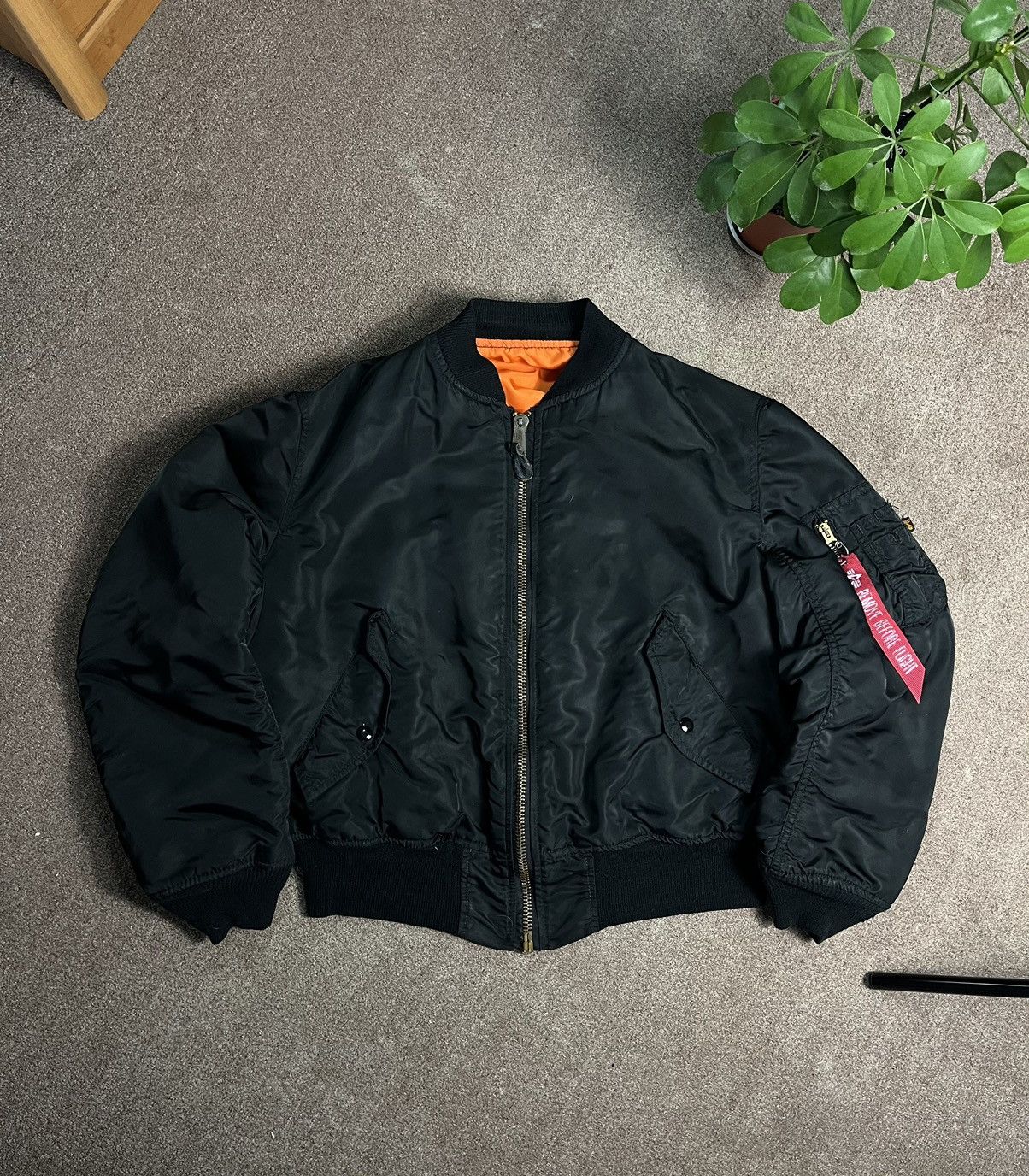 Alpha Industries × Bomber Jacket × Vintage RARE Bomber m1 Alpha ...