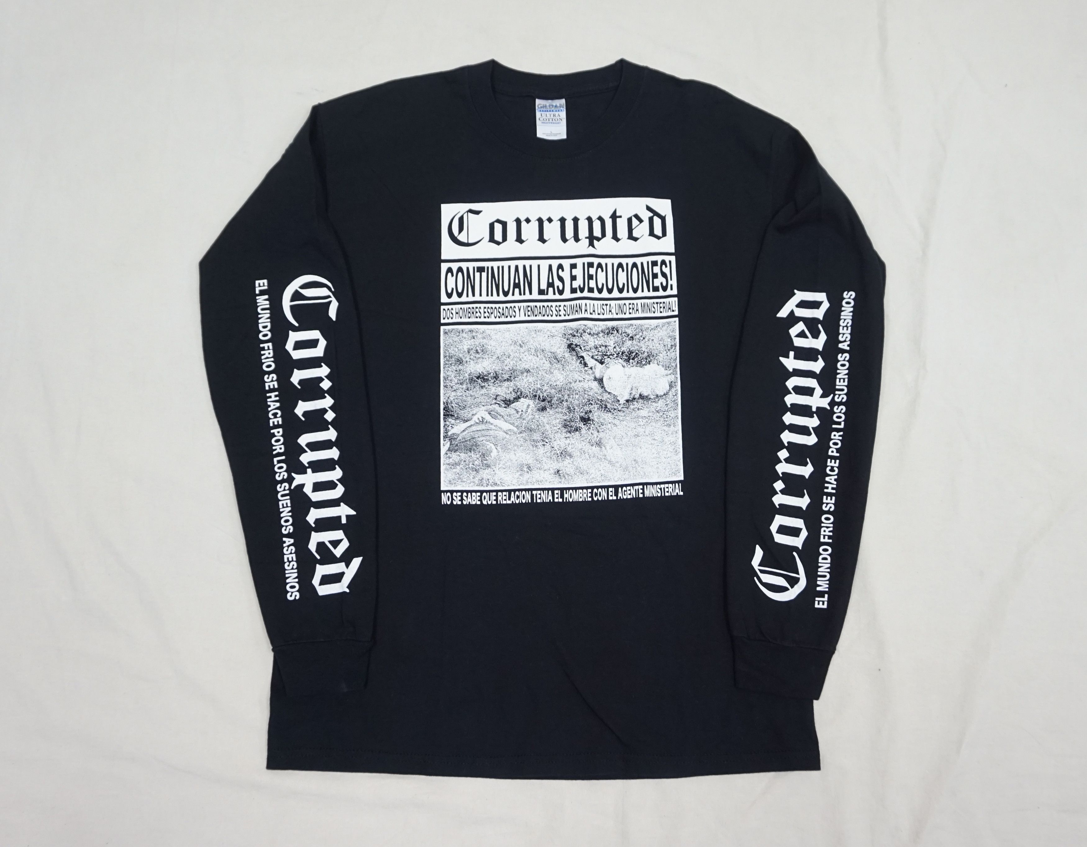 Band Tees × Rare × Vintage 00's Corrupted "Continuan Las Ejecuciones ...