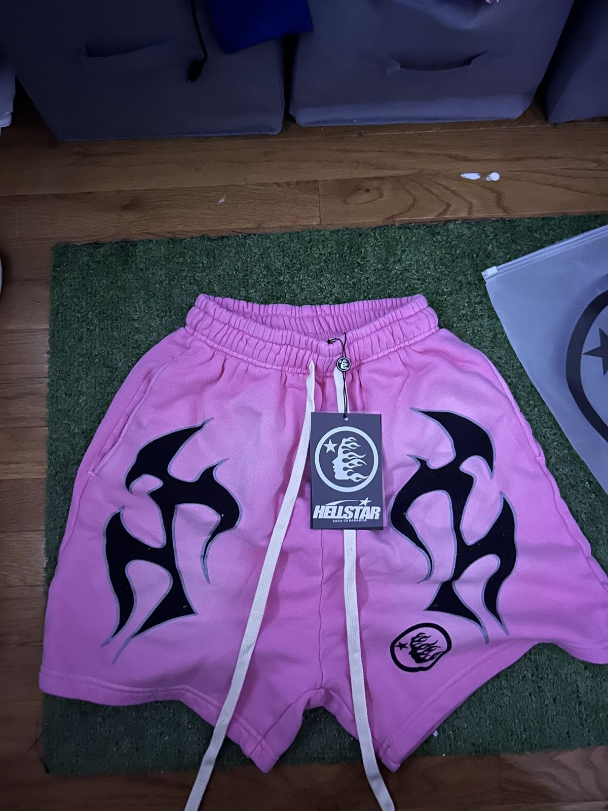 HELLSTAR Hellstar flame shorts Pink | Grailed