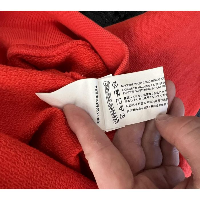 Chrome Hearts RARE Chrome Hearts Matty Boy Red Chomper Hoodie | Grailed