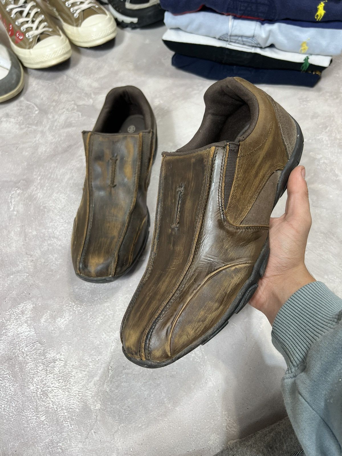 Avant Garde × Kangol × Vintage Vintage Kangol Avant garde distressed ...