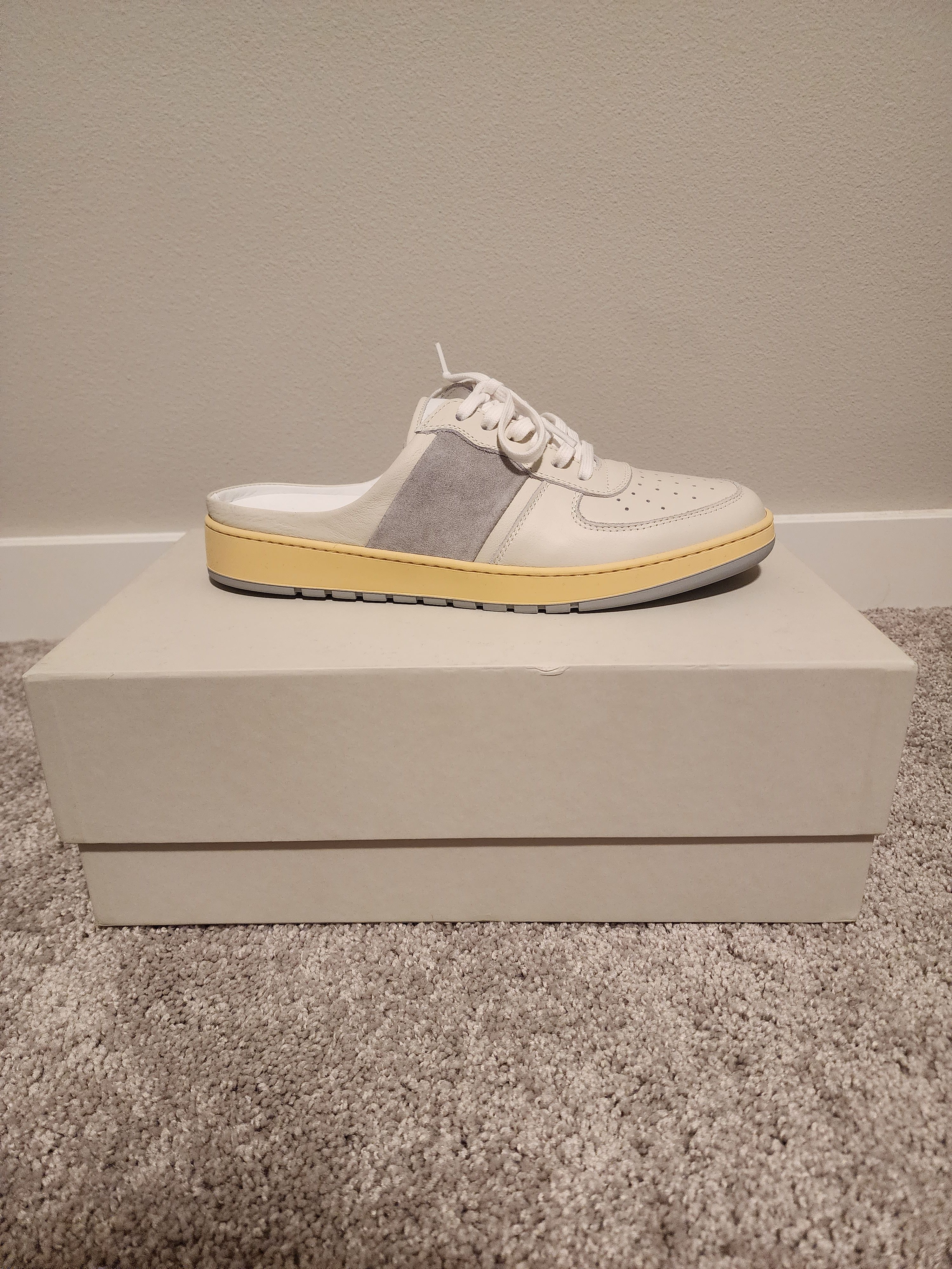 Collegium Collegium Pillar Mule " Platinum Suede " | Grailed