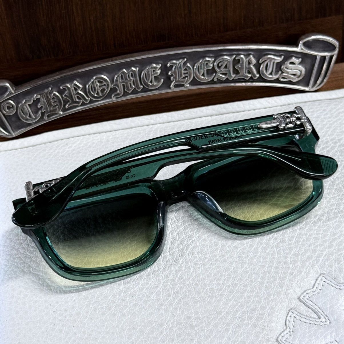 Chrome Hearts Chrome Hearts Box Officer Sunglasses | Grailed