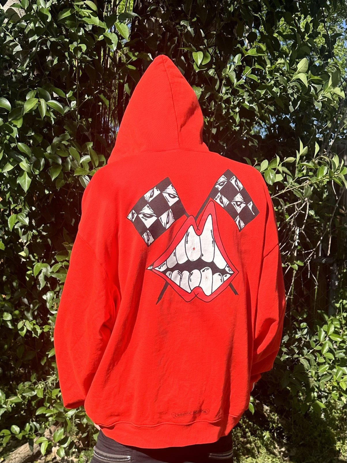 Chrome Hearts Chrome Hearts Mattyboy Red Chomper Hoodie | Grailed