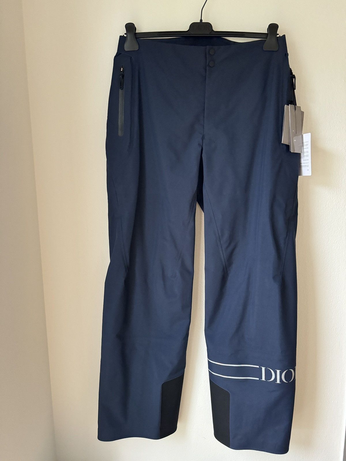 Descente × Dior DIOR AND DESCENTE $3300 Ski Pants Navy Blue Technical ...
