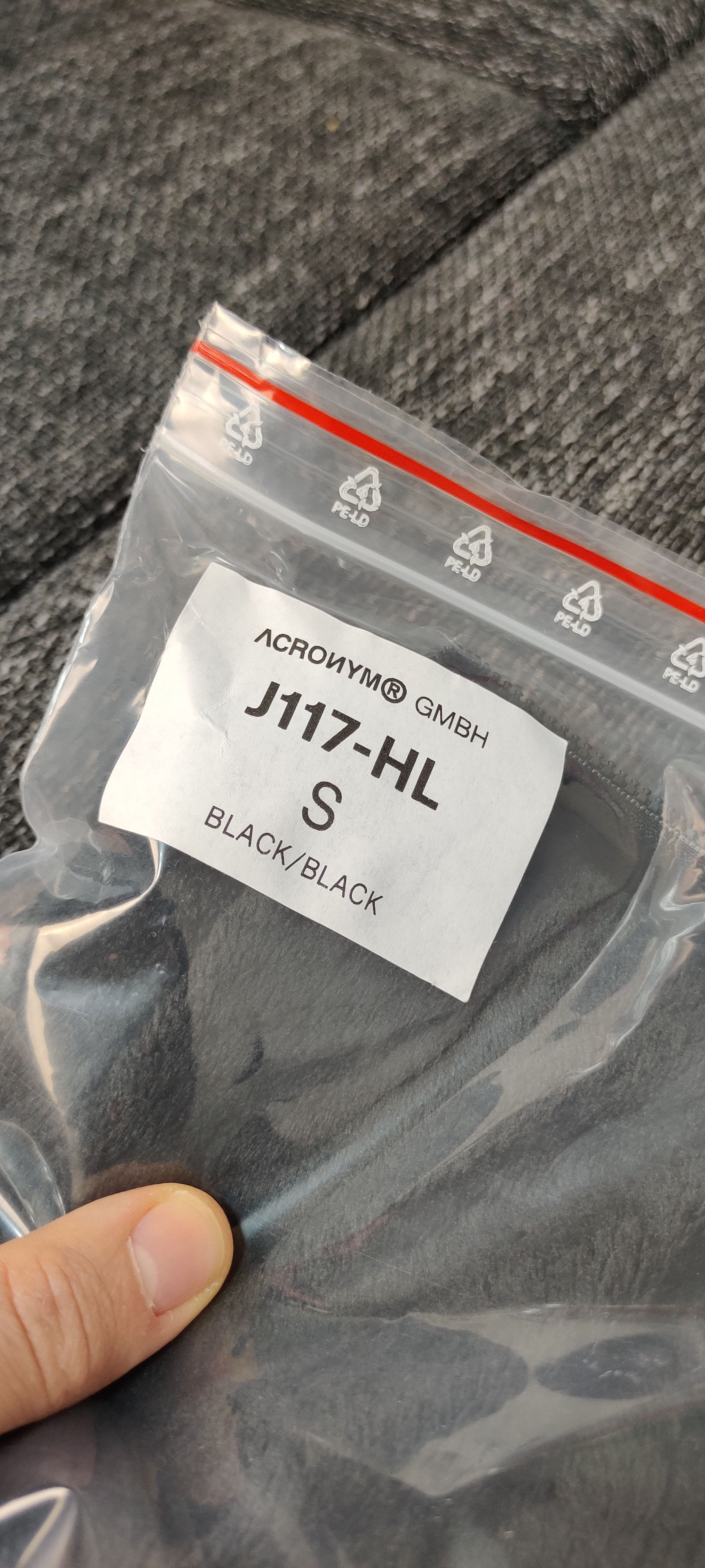 Acronym New Acronym J117-HL Polartec full zip hoodie | Grailed