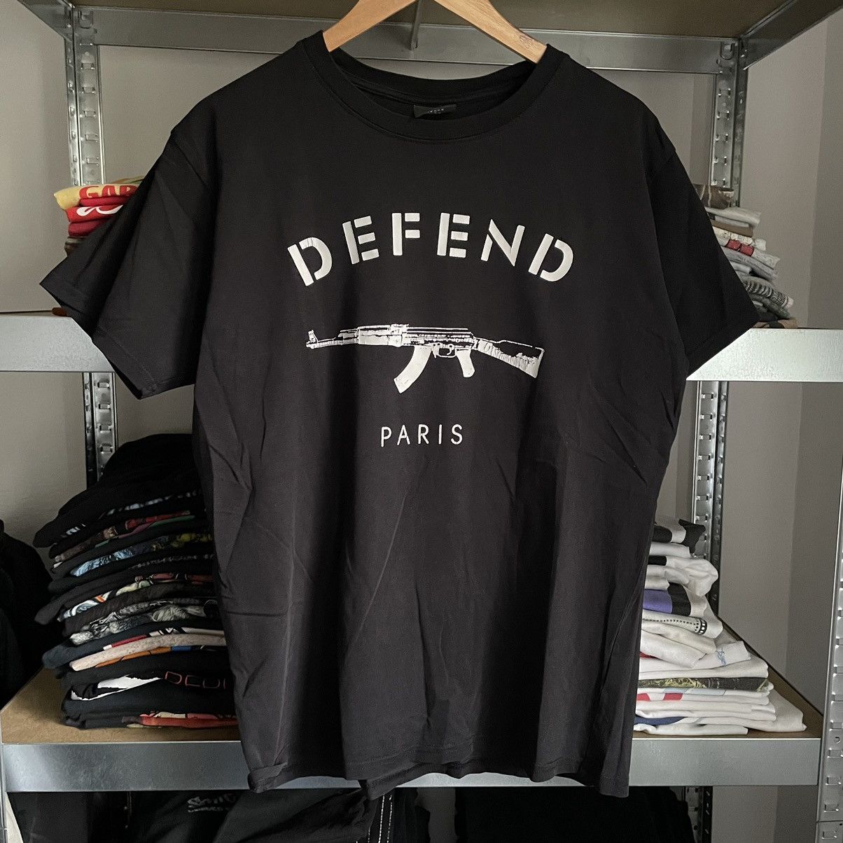 Defend Paris Defend Paris T-shirt Terror Ak-47 Bin Laden Skateboard ...
