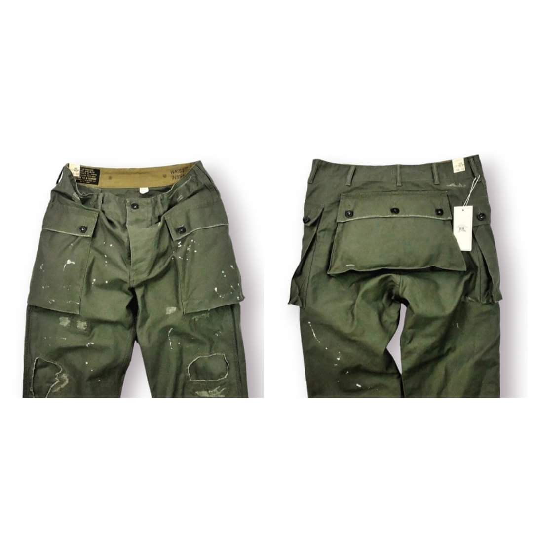 Polo Ralph Lauren Ralph Lauren RRL Destroy Paint P44 Monkey Pants | Grailed