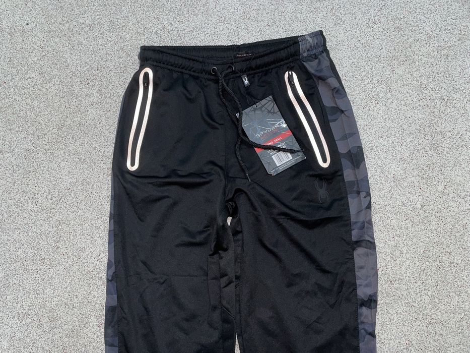 Spyder SPYDER ACTIVE MENS 28W 32L SMALL BLACK TRACK SUIT TROUSERS | Grailed