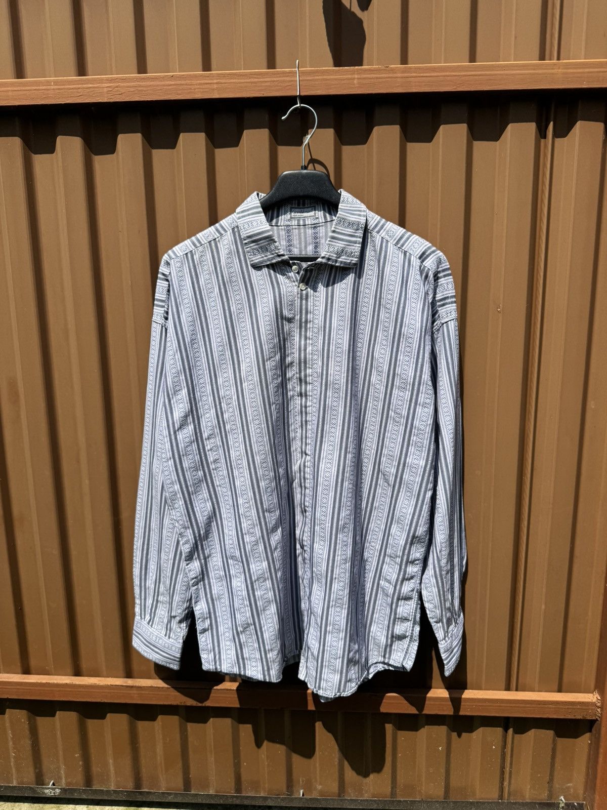 Luxury × Versace × Vintage Rare! Gianni Versace Ethnic Stripe Pattern ...