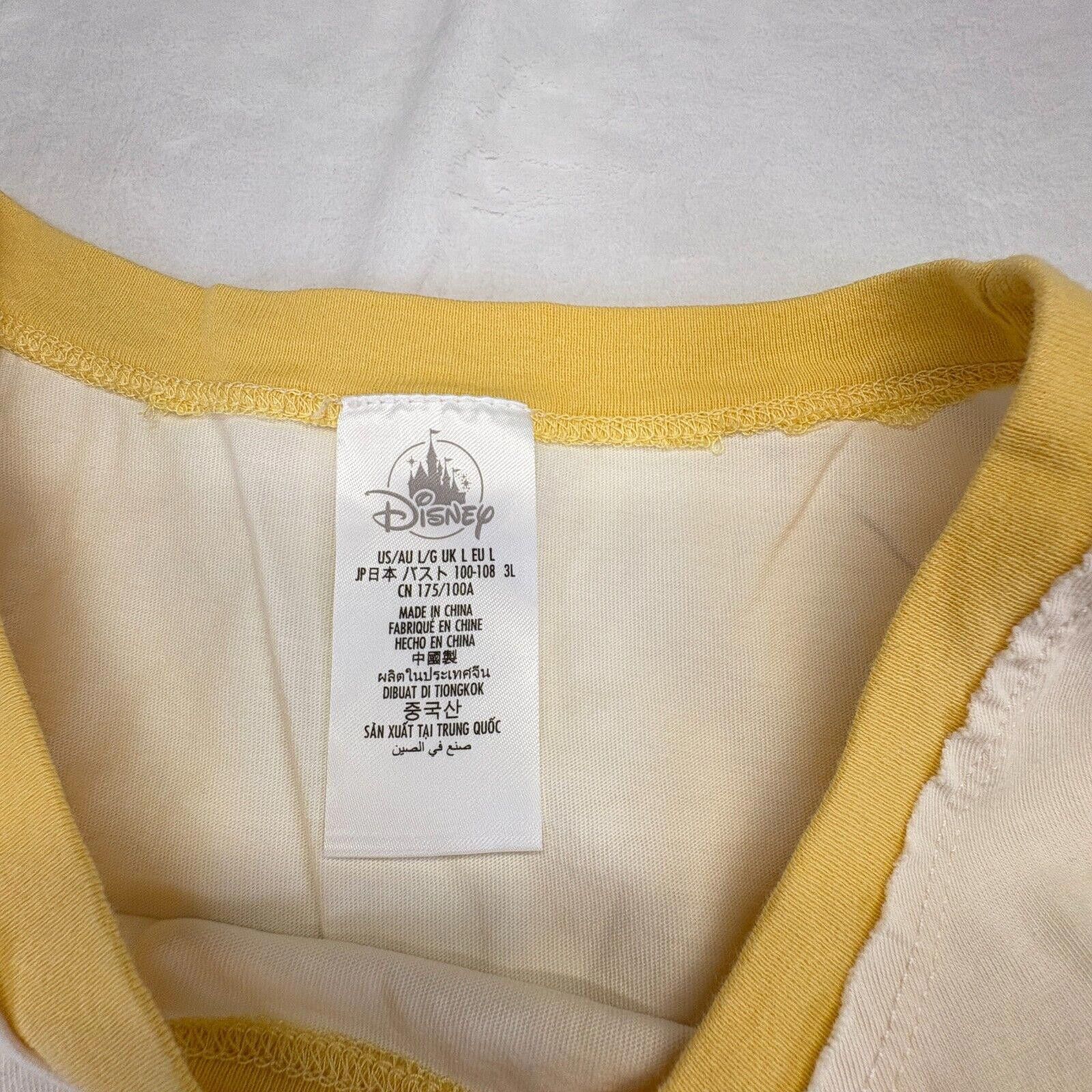 Disney Disney Yellow Tank 'Smile Breath Believe in Disney Magic' L ...