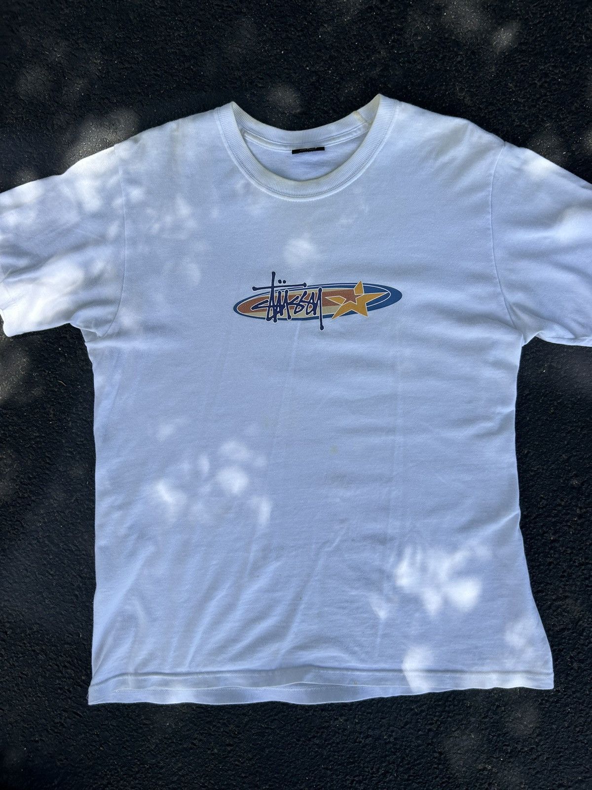 Stussy Stussy Surfboard White Tshirt | Grailed