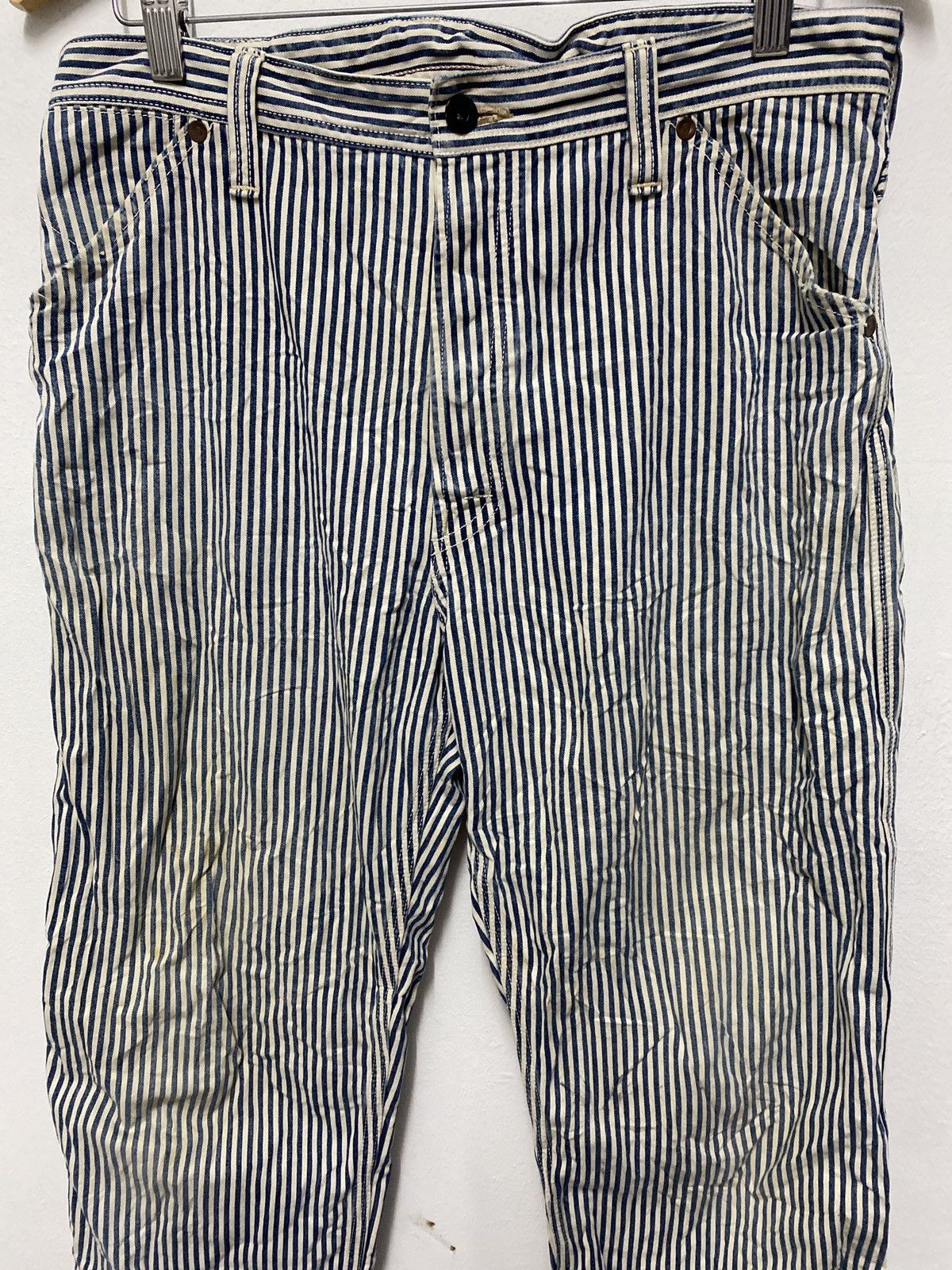 Freewheelers Bootleggers Japan Denim Workwear Jeans Hickory Striped ...