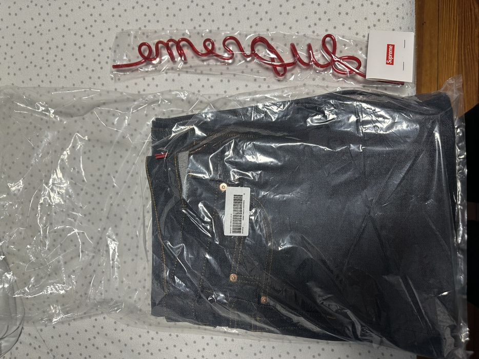 Supreme Rigid Baggy Selvedge Jean | Grailed