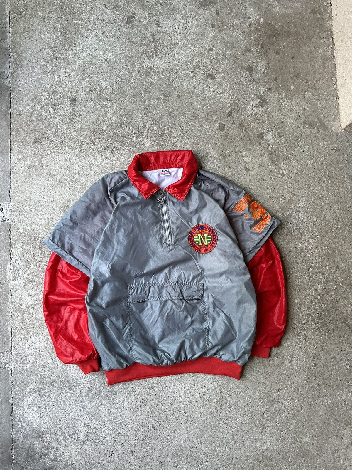 Nike × Streetwear × Vintage Rare 80s Nike Oregon Boxy Anorak Light Boxy ...