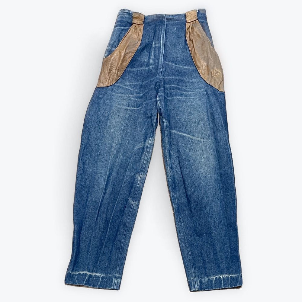 Vintage 6 Vintage Dominic Bellissimo Leather 7 Wool Jeans | Grailed