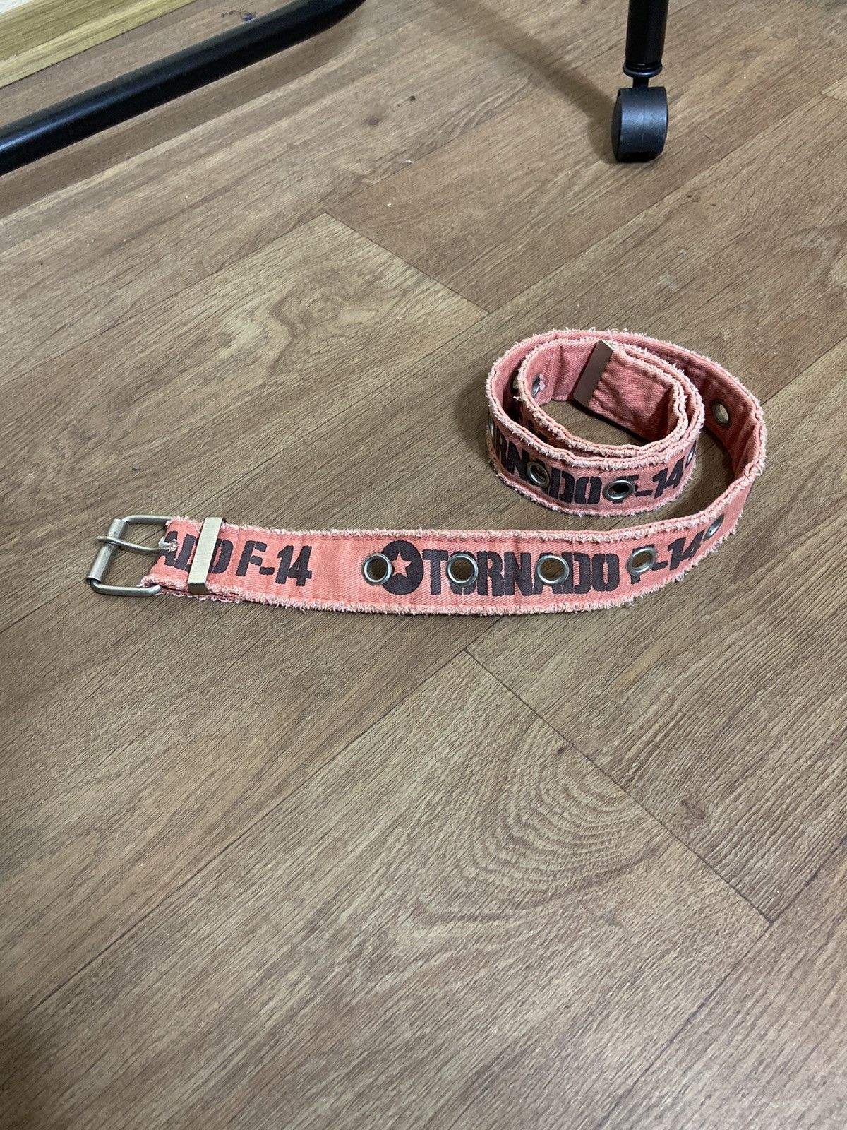 Vintage TORNADO F-14 VINTAGE MILITARY HYPE JAPAN STYLE PINK BELT | Grailed