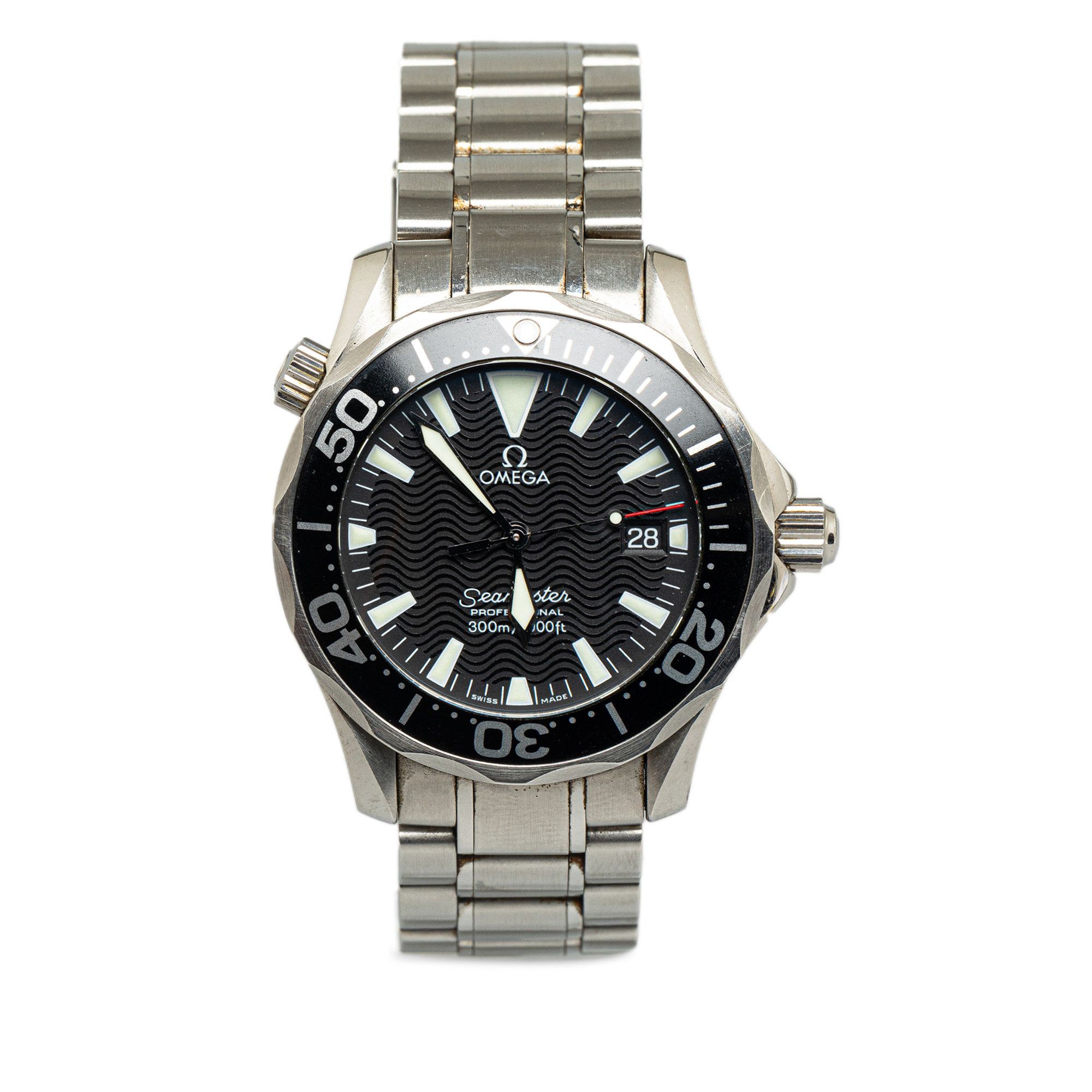 Omega OMEGA Quartz Stainless Steel Seamaster 300M Professional Watch ...