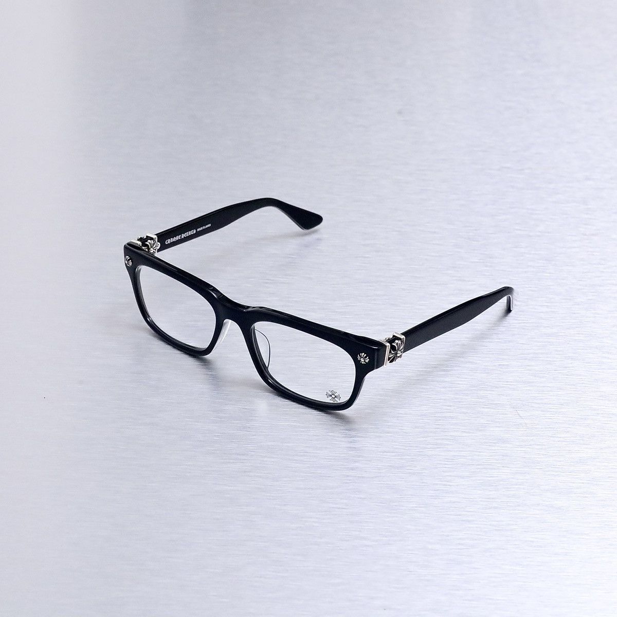 Chrome Hearts CHROME HEARTS VAGILANTE BLACK GLASSES | Grailed