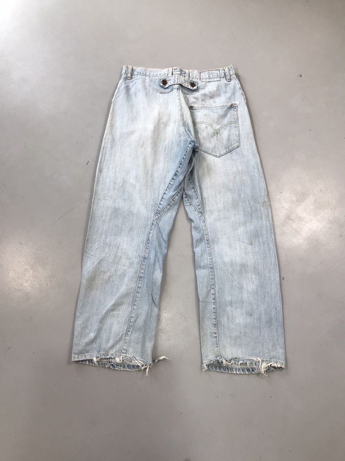 Levi's Vintage Levi’s engineer jeans buckle belt denim | Grailed
