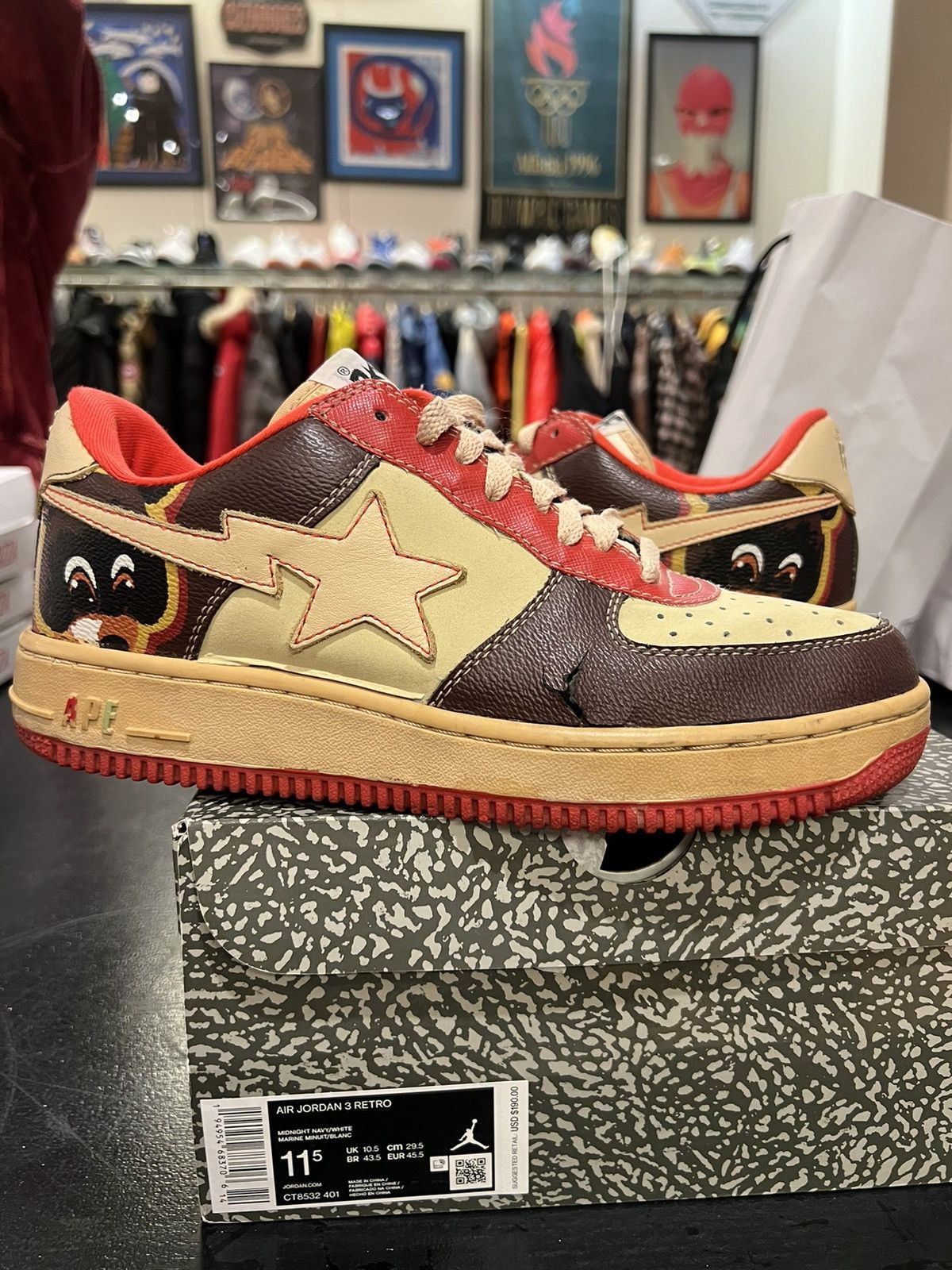 Bape × Kanye West Bape x Kanye West Bapesta | Grailed