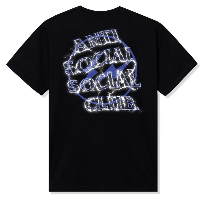 Fragment Design ASSC X Fragment Bolt 2023 Tee Black Navy Brand New DS ...