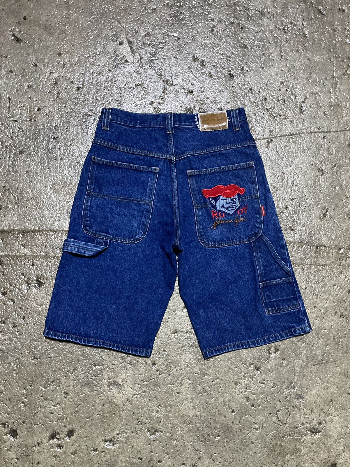 Fubu × Jnco × Vintage CRAZY VINTAGE Y2K FUBU CARPENTER JORTS SKATER ...