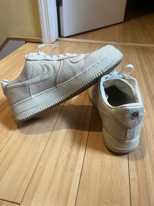 Nike Nike AF1 Low Stussy Fossil Cream | Grailed