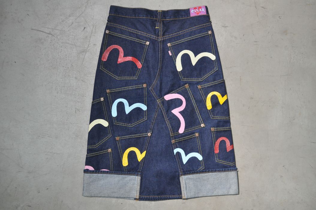 Evisu Evisu Donna - Multi-Pocket Skirt | Grailed