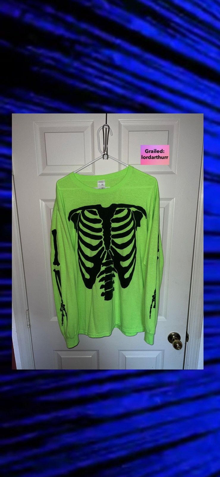 Playboi Carti Playboi Carti Die Lit Tour Skeleton Rib Cage L/S 2018 ...