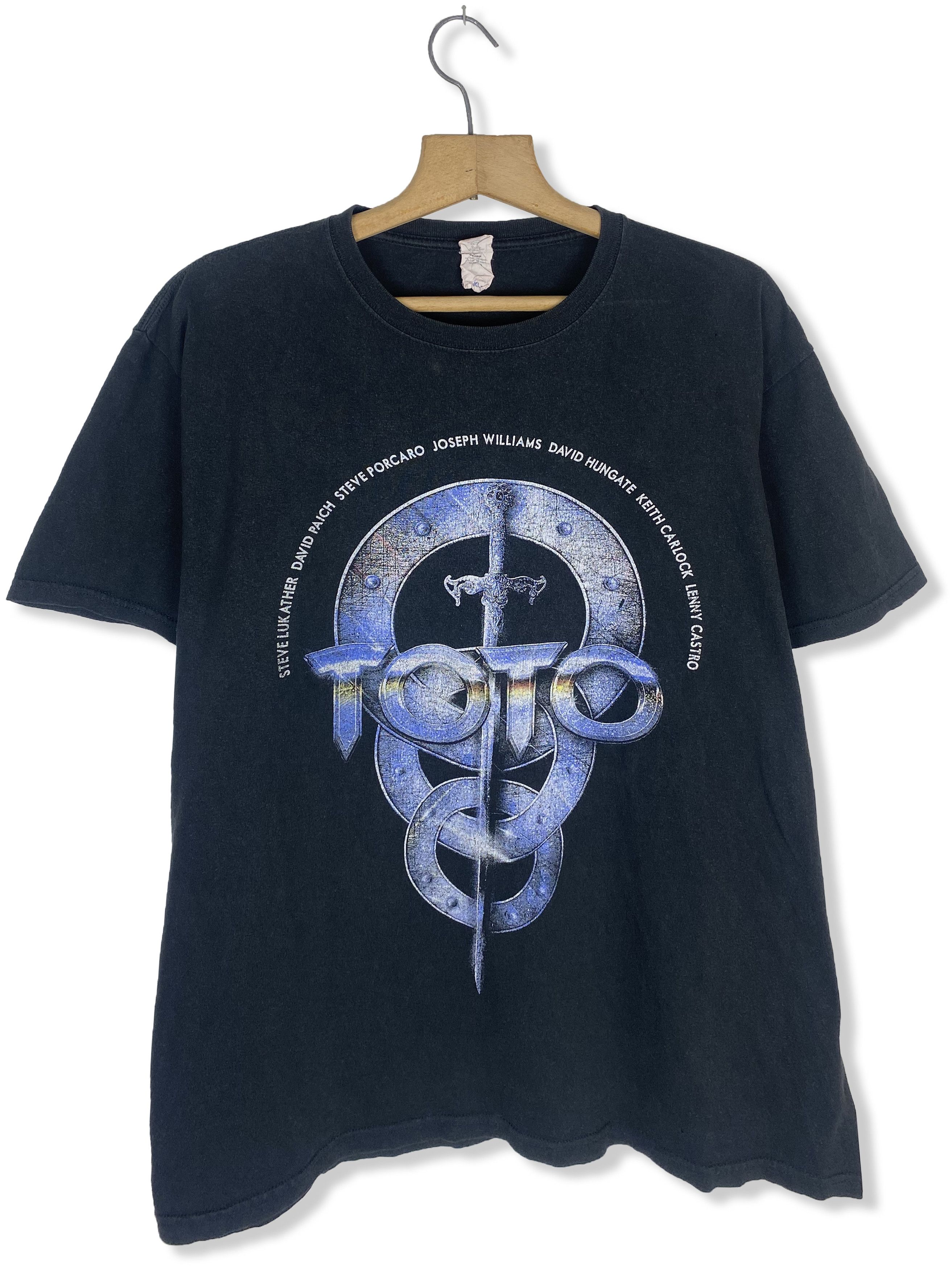 Band Tees 00s Vintage TOTO Band Rock T-Shirt Anvil Tag M | Grailed