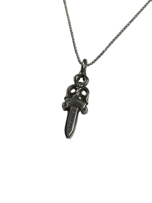 Chrome Hearts Big Double Dagger Sterling Silver Pendant | Grailed