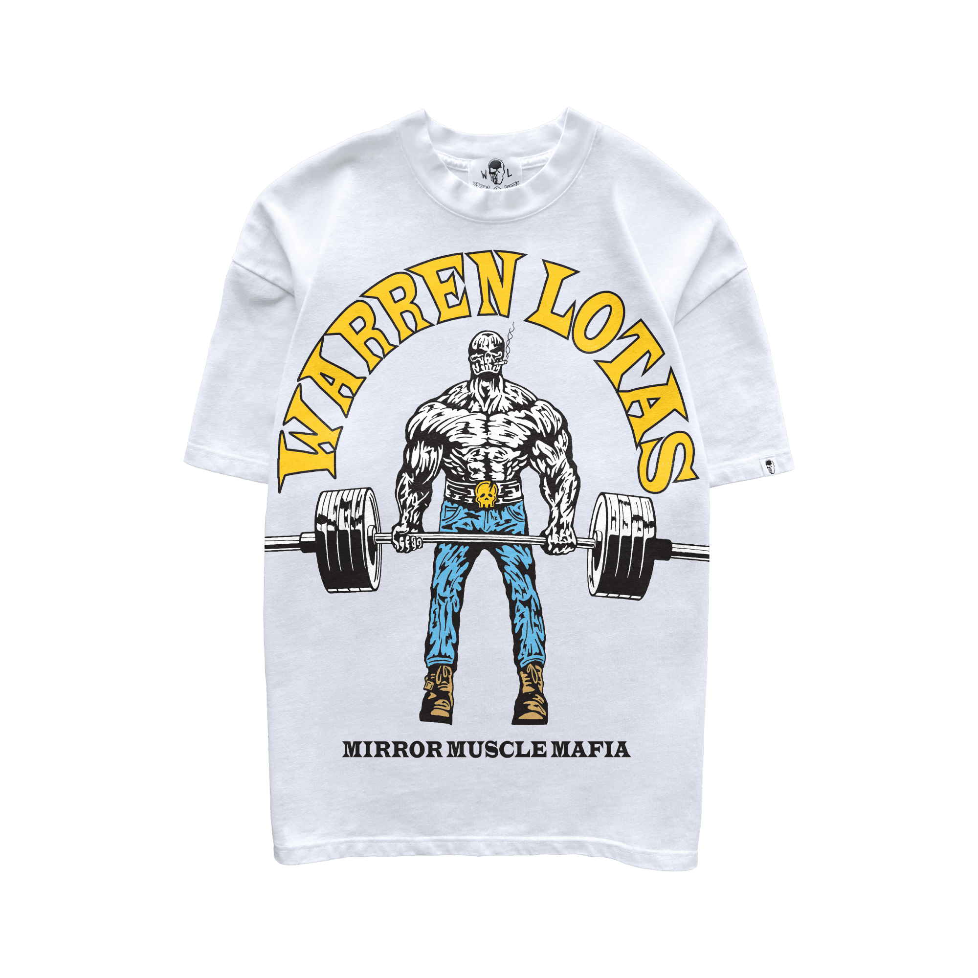 Warren Lotas Warren Lotas MMM Mirror Muscle Mafia Deadlift T-Shirt ...