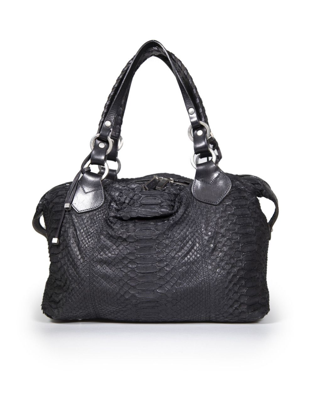 Pauric Sweeney Black Python Leather Shoulder Bag | Grailed