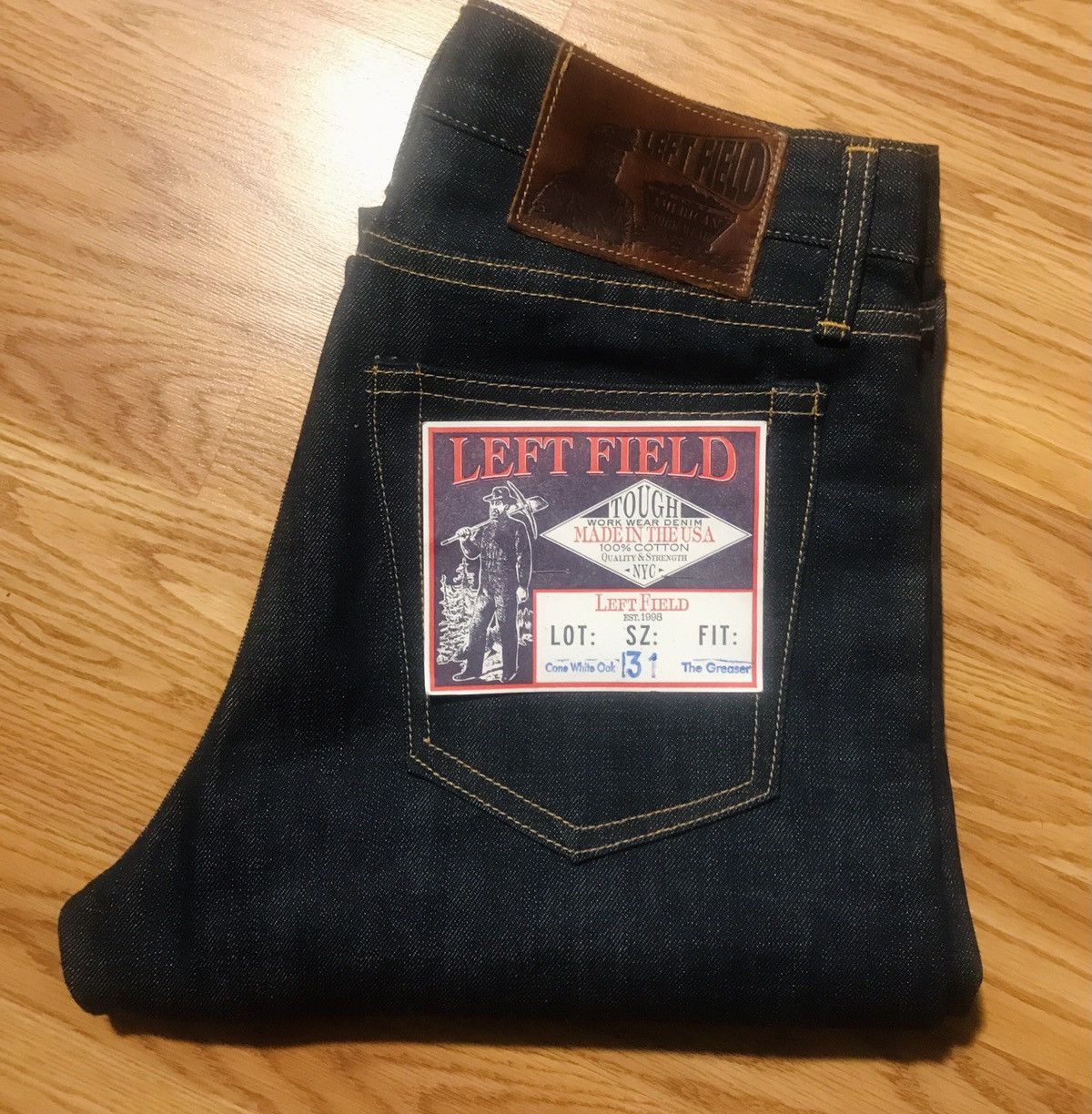 Left Field Nyc Left Field Greaser 31 Cone White Oak Selvedge Denim NWT ...