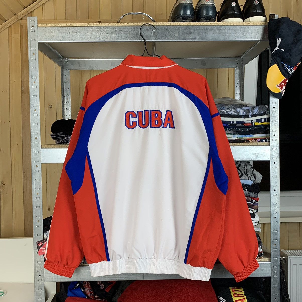 Adidas × Vintage Rare! Vintage Adidas Cuba Track Soccer Jacket 90s Big ...