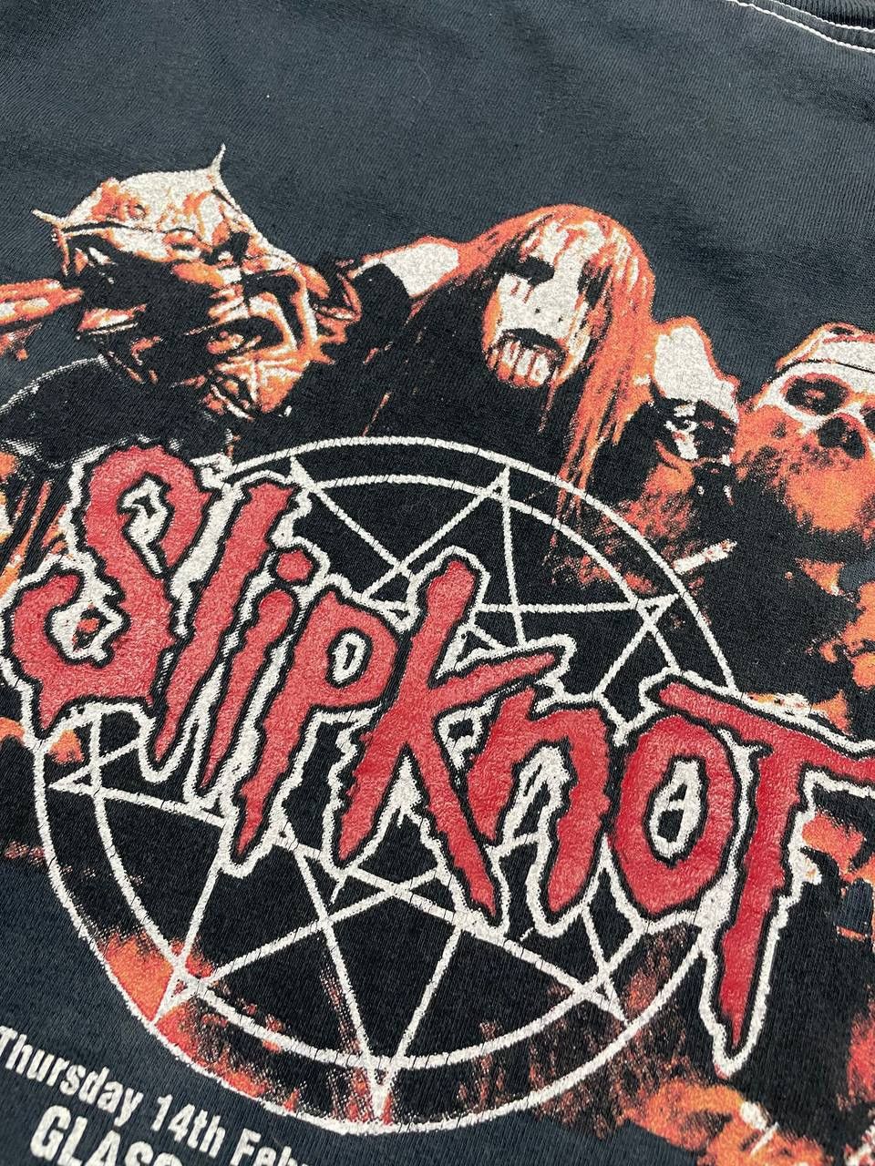 Metallica × Rock Band × Slipknot Slipknot Concert Tour 2002 Big Logo ...