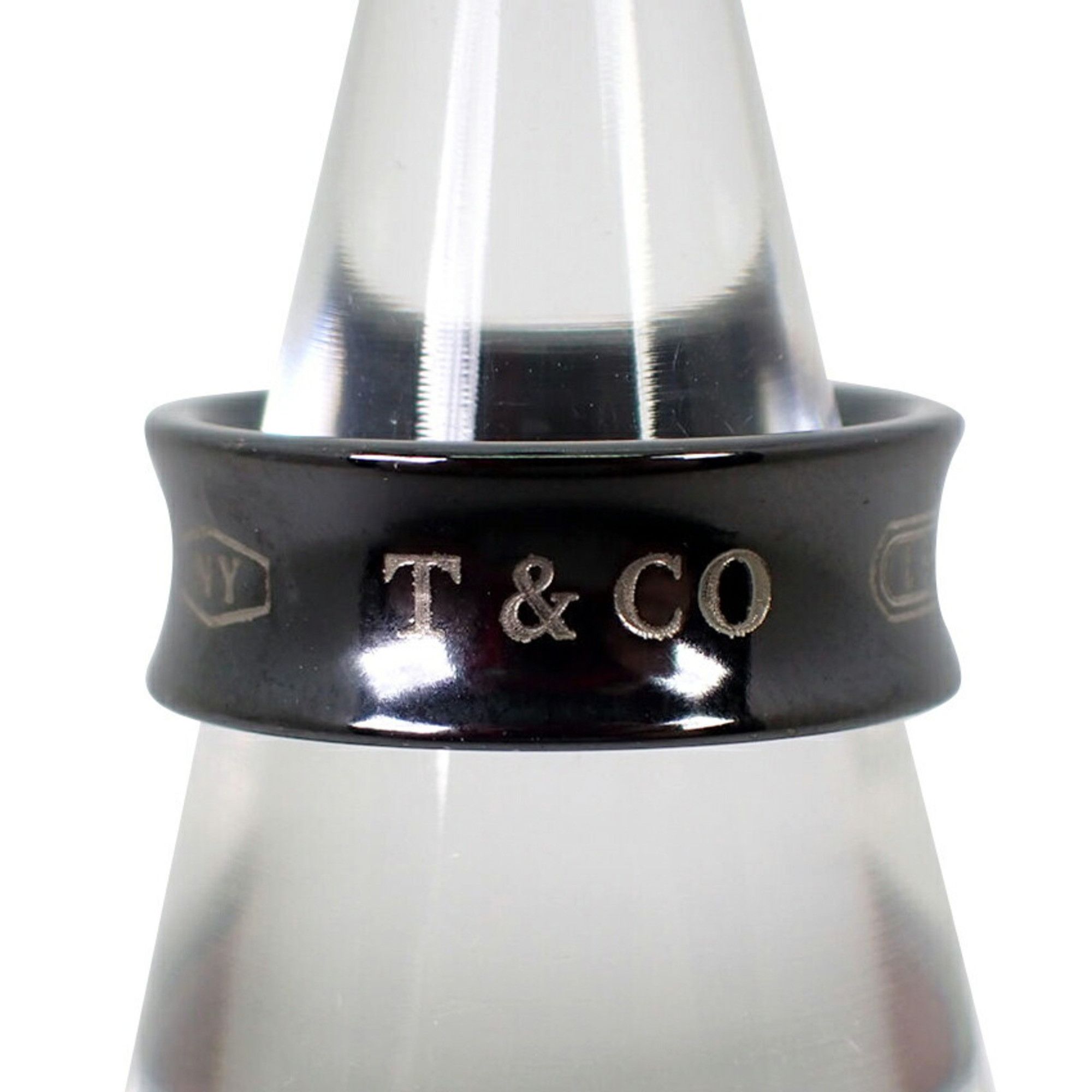 Tiffany & Co. TIFFANY Black Titanium 1837 Ring No. 10.5 | Grailed