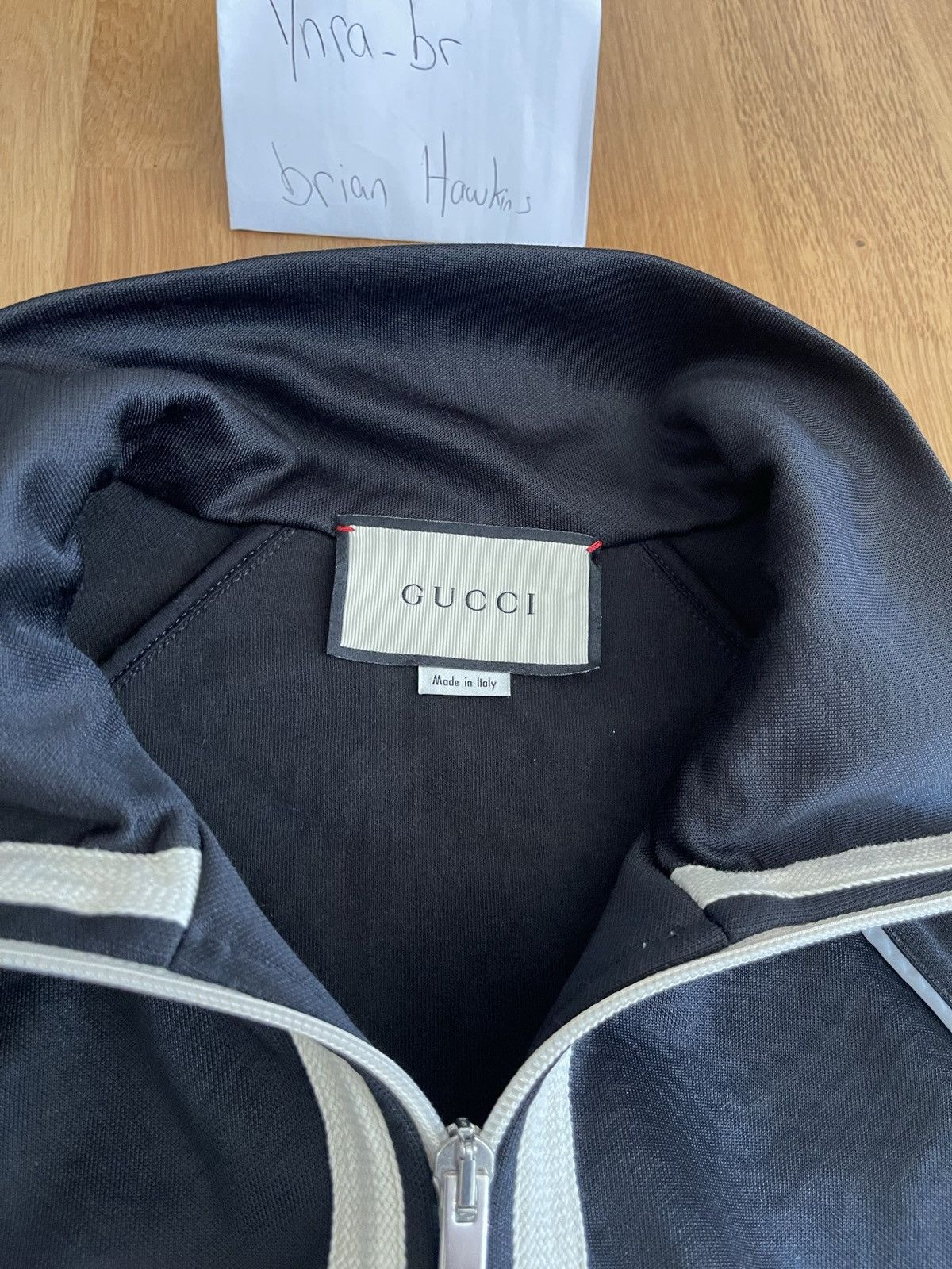 Gucci Logo-Jacquard Webbing-Trimmed Tech-Jersey Track Jacket | Grailed