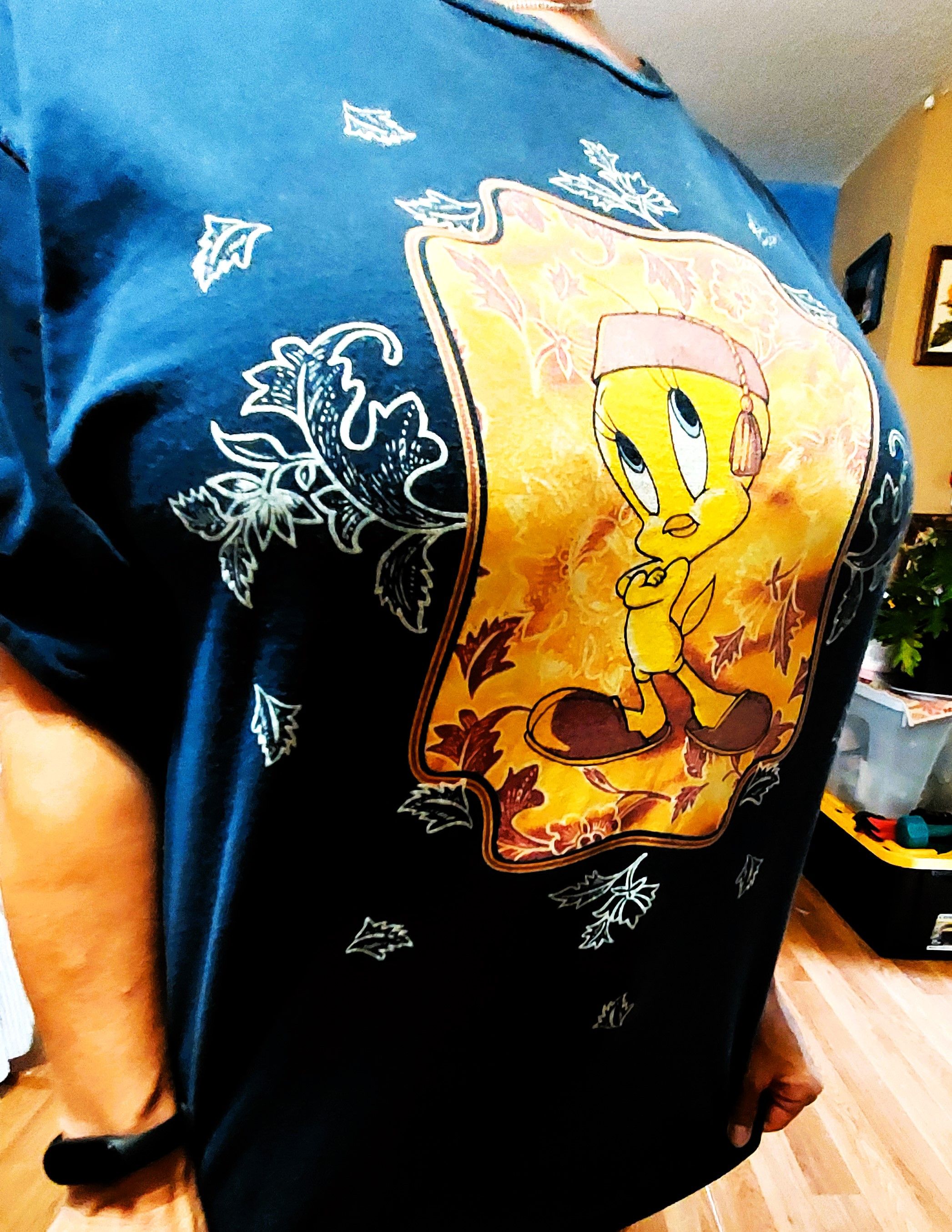 Warner Bros Vintage 1999 Tweety Bird wearing a Fez T Shirt | Grailed