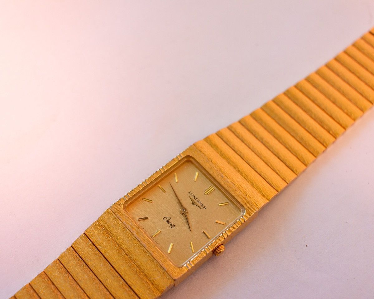 Longines Longines HT 1959 Swiss 0961 Gold Plate Square Dial Quartz ...