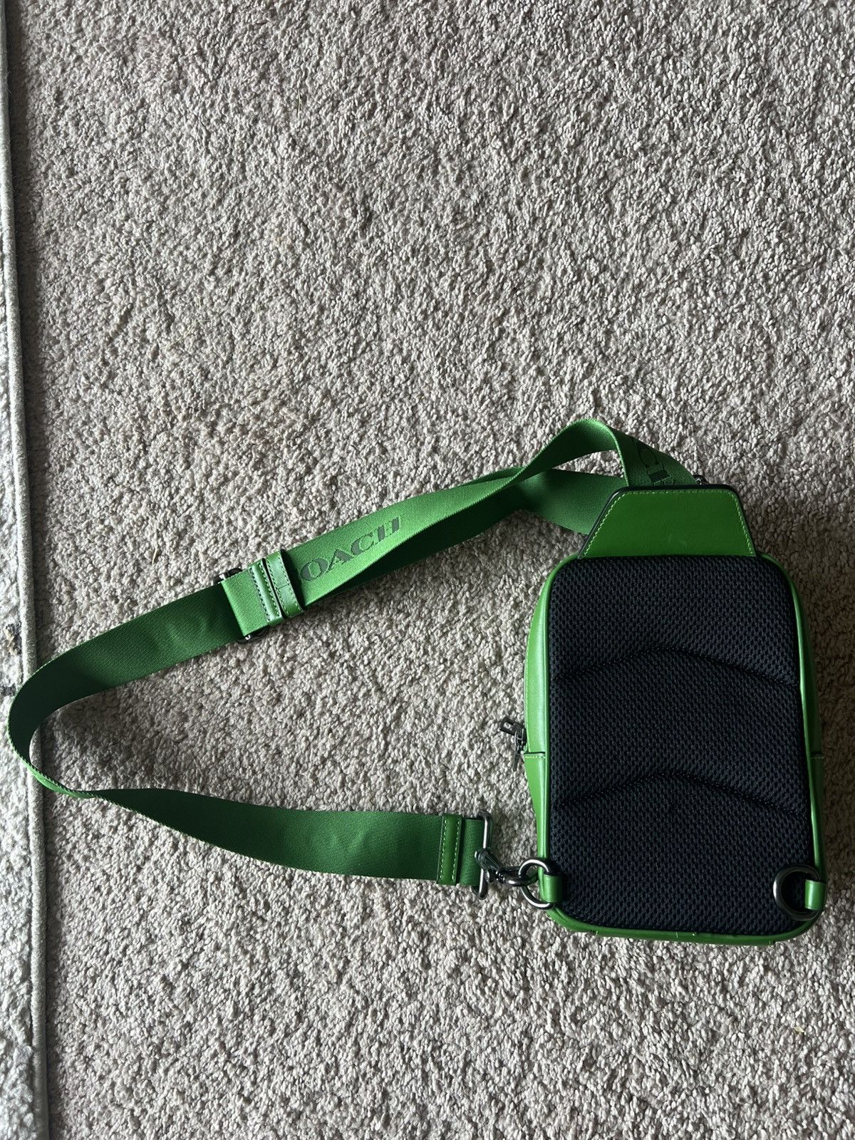 Coach RARE GREEN RACER SLING COACH BAG | Grailed