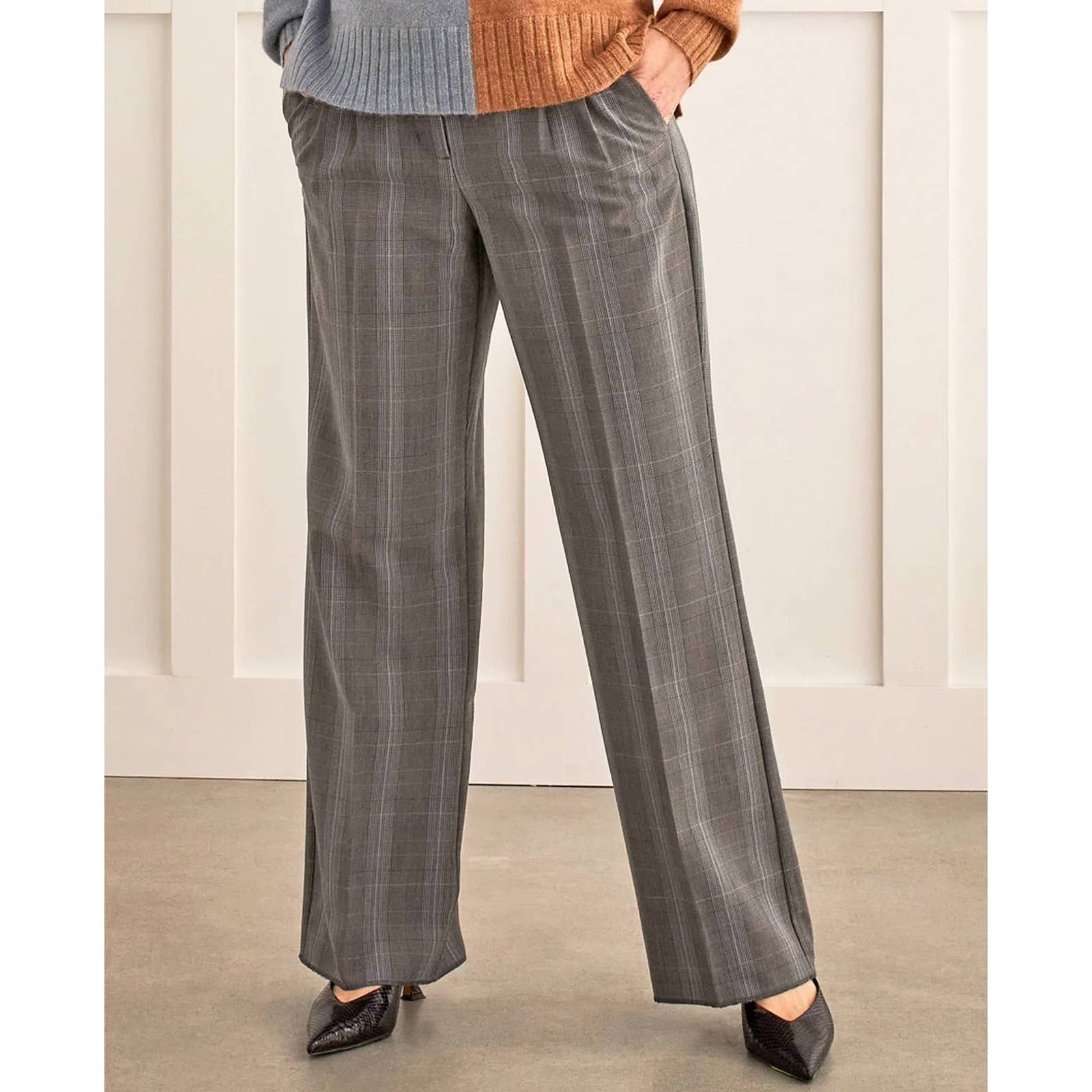 Designer TRIBAL Fly Front Trouser With Pleats In Plaid | Grailed