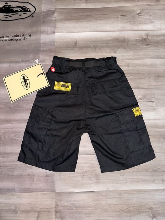 Corteiz Corteiz cargos shorts triple black brand new authentic | Grailed
