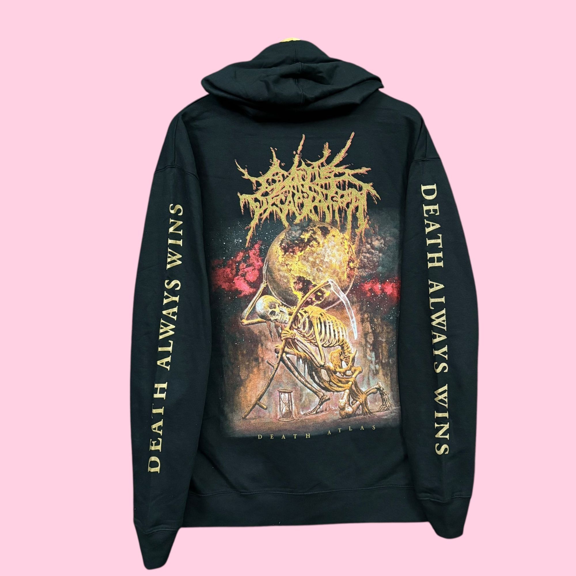 Band Tees Cattle Decapitation Death Atlas Death Metal Band Zip-Up Hood ...