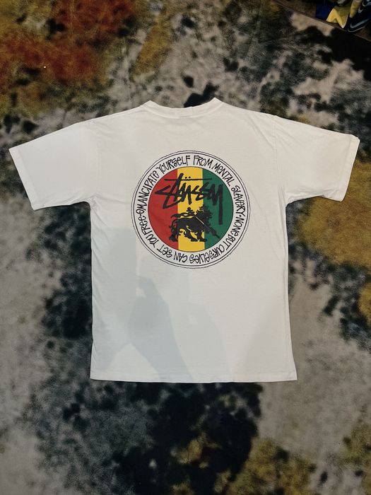 Vintage VINTAGE 90’s STUSSY LION RASTA | Grailed